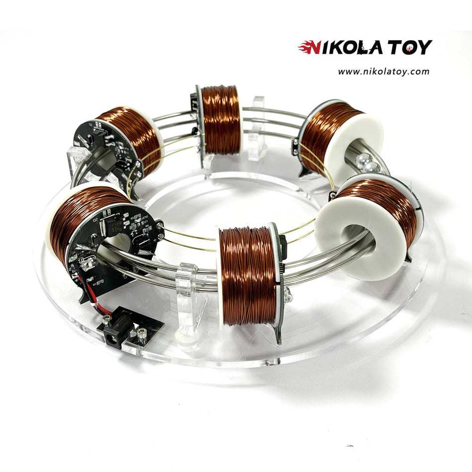 High Tech Electromagnetic Coil Accelerator – NIKOLA TOY