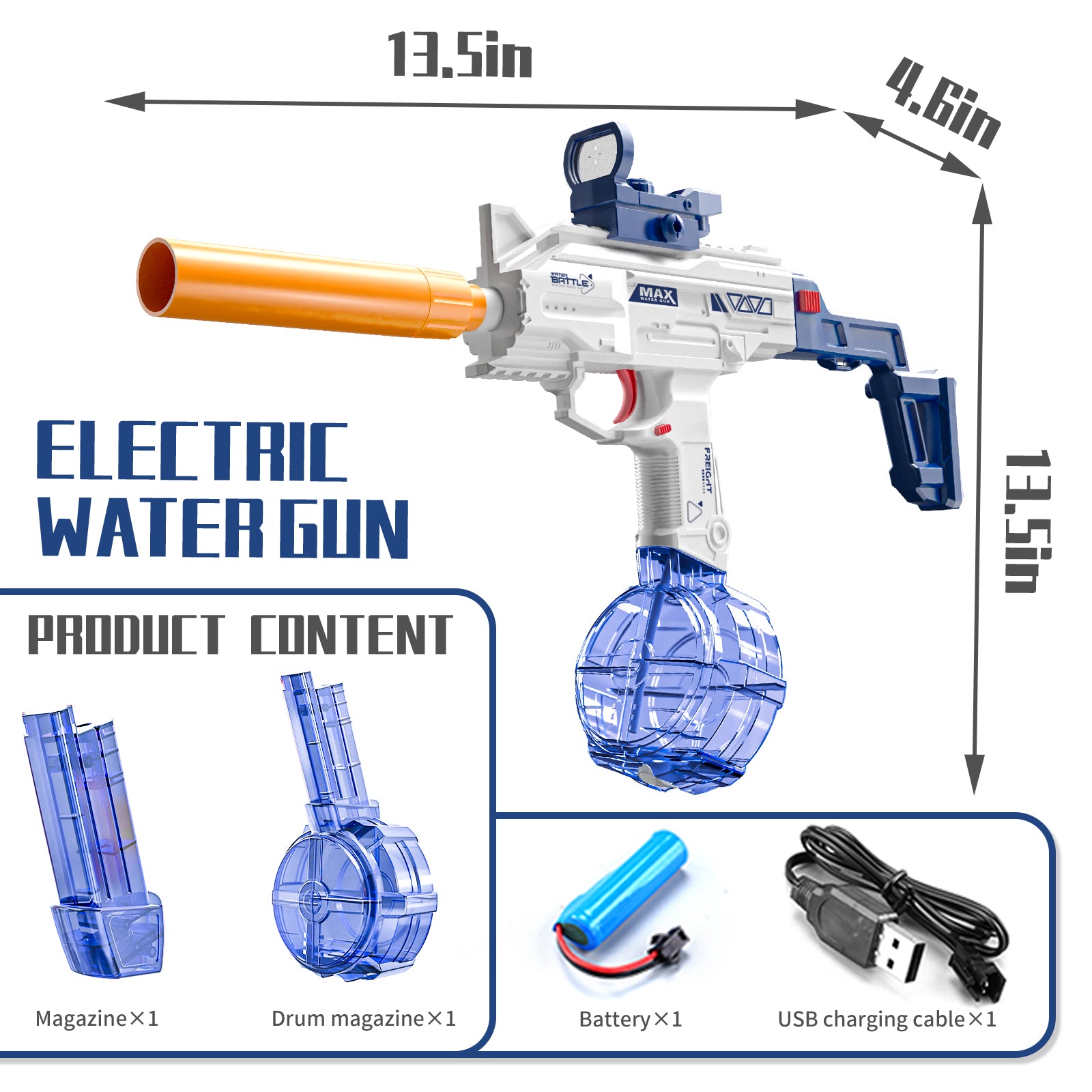 NikolaToy™ UZI Water Gun – Nikola Toy