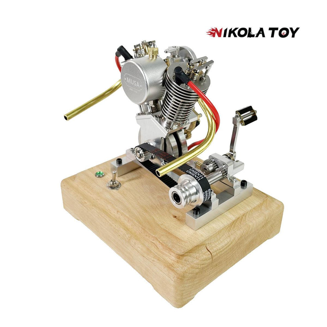 Miniature Harley Davidson V2 Real Engine Model – Nikola Toy