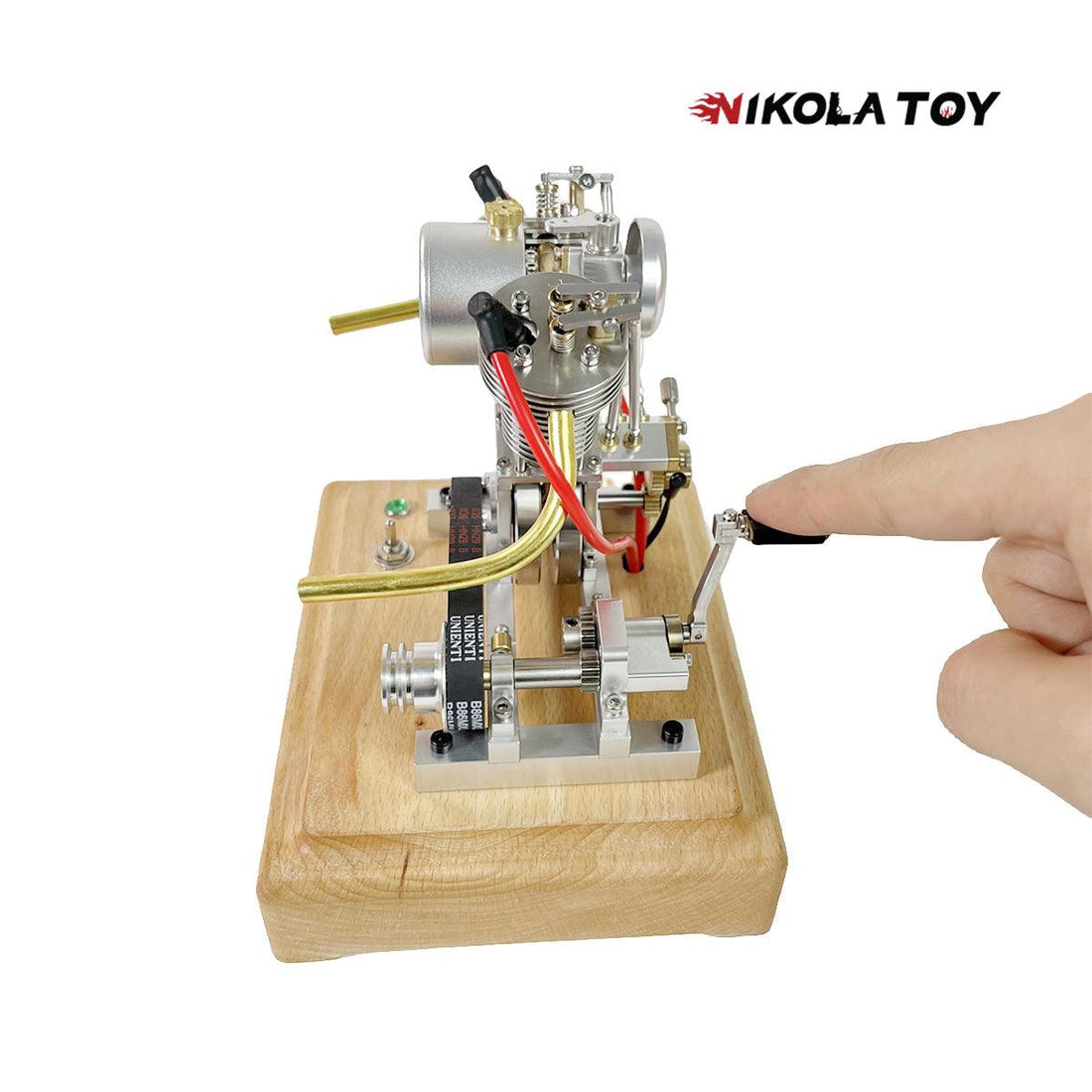 Miniature Harley Davidson V2 Real Engine Model – Nikola Toy