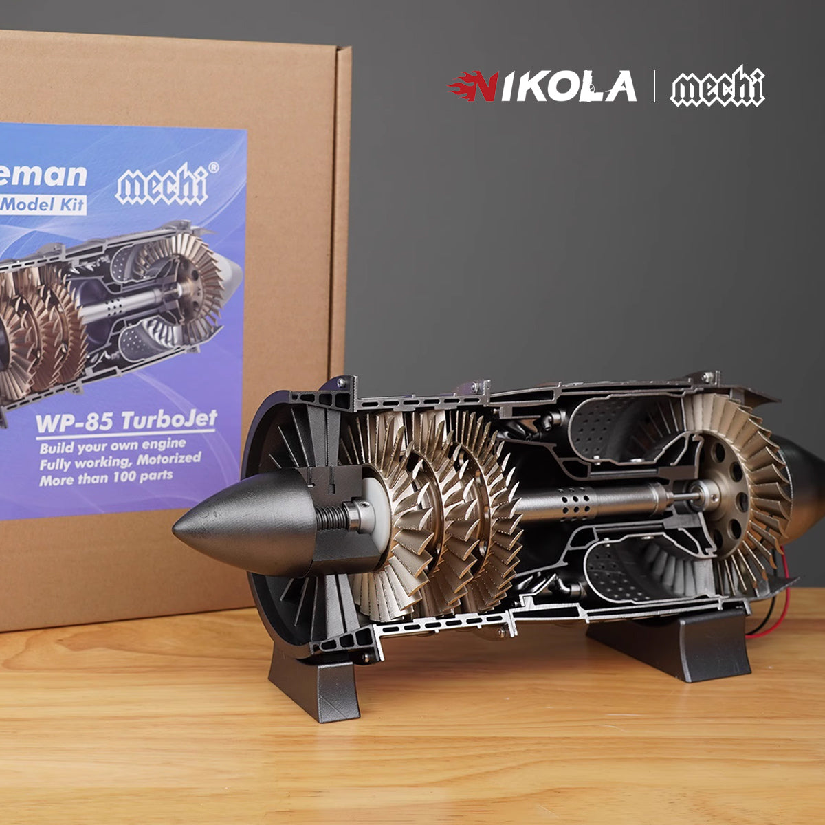 NikolaToy™ Fighter jet turbojet engine - DIY KIT – Nikola Toy