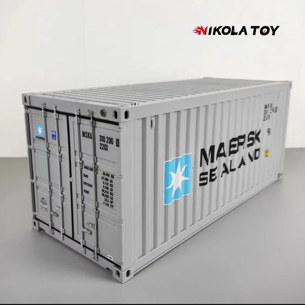 NikolaToy™ MAERSK large-sized container model toy with LED display box ...